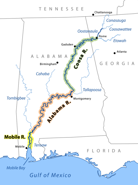 Alabama River Basin | Auburn University Water Resources Center